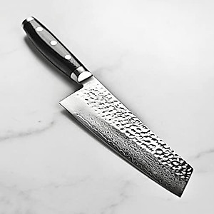 Enso HD 7" Bunka Knife - Made in Japan - VG10 Hammered Damascus Stainless Steel