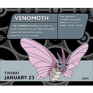 Pokémon 2024 Day-to-Day Calendar