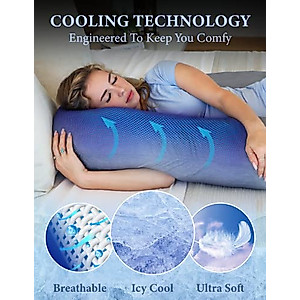 Pharmedoc Pregnancy Pillows, U-Shape Full Body Pillow – Removable Cooling Cover -Dark Grey – Pregnancy Pillows for Sleeping – Body Pillows for Adults, Maternity Pillow and Pregnancy Must Haves