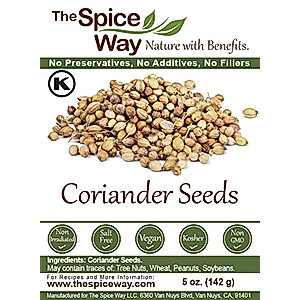The Spice Way Coriander Seeds - 5 oz