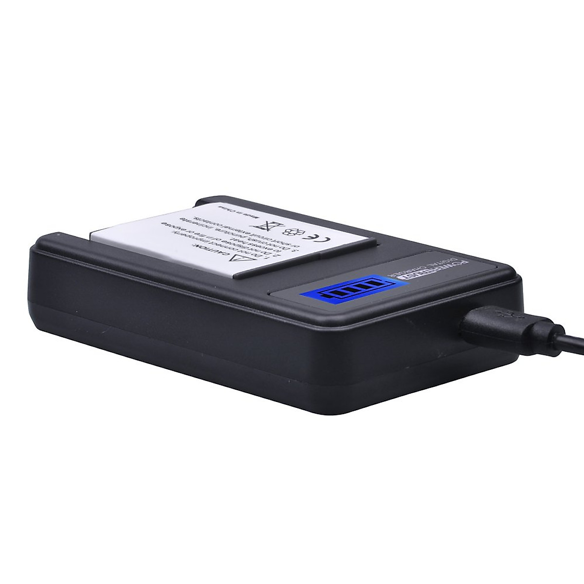 Powertrust 2 Pack NP-BG1 NP-FG1 BG1 Camera Battery and LCD USB Charger for Sony DSC W130 W210 W220 W300 H10 H50 H70 W290 HX7 HX10 HX30 WX10 H55 HX9 T20