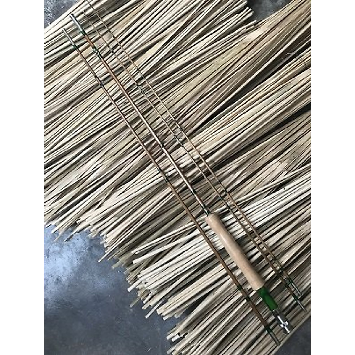 Bamboo Fly Rod 8'0" #5,3 Piece 2 Tips with reelseat Amber Insert and Agate Guide