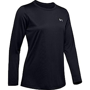 Under Armour Women's UA Tech Crew Long Sleeve XL Black
