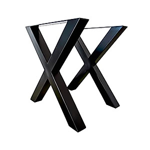 Metal Table Legs set(2pcs) I 28x28" Dinning table legs I Steel table legs I Modern iron table legs