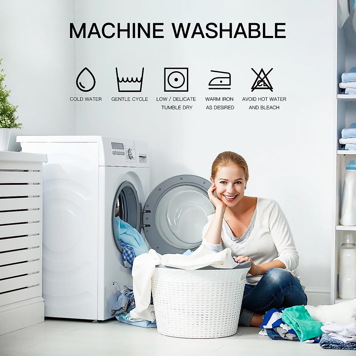 Deep Dream 100% Cotton Pillow Cases Standard Size Set of 2, Luxuriously Soft Hotel Quality 600 Thread Count, Cotton Pillowcases Standard with Envelop Closure, 20x26 Inches(Pure White)