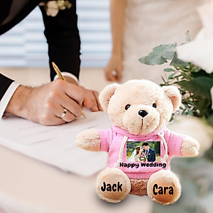 Personalized Stuffed Animals for Her Him Get Well Soon Encouragement Teddy Bear Customized Plush Birthday Wedding Anniversary Festival Gift