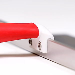 LEVEL5 18" Offset Knife, 0.6mm STIFF Stainless Steel Blade | Soft-Grip Handle | 5-390