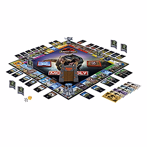 Monopoly: Jurassic Park Edition Board Game for Children Aged 8 and Up