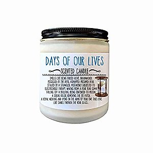 Days of Our Lives Scented Candle Soap Opera Gift TV Show Gift Novelty Gift Funny Candle Pop Culture Candle