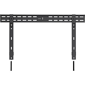 QualGear QG-TM-002-BLK 37-Inch to 70-Inch Universal Ultra Slim Low Profile Fixed Wall Mount LED TVs, Black
