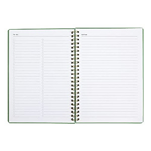 Letts Celebrate Weekly/Monthly Planner, 12 Months, January to December, 2024, Gold Twin-Wire Binding, A5 Size, 8.25" x 5.875", Multilingual, Mint (C082187-24)