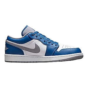 Jordan Mens Air Jordan 1 Low 553558 412 True Blue - Size 9