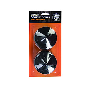Silverline Tools 695451 Bench Cookie Cones 4pk, Black