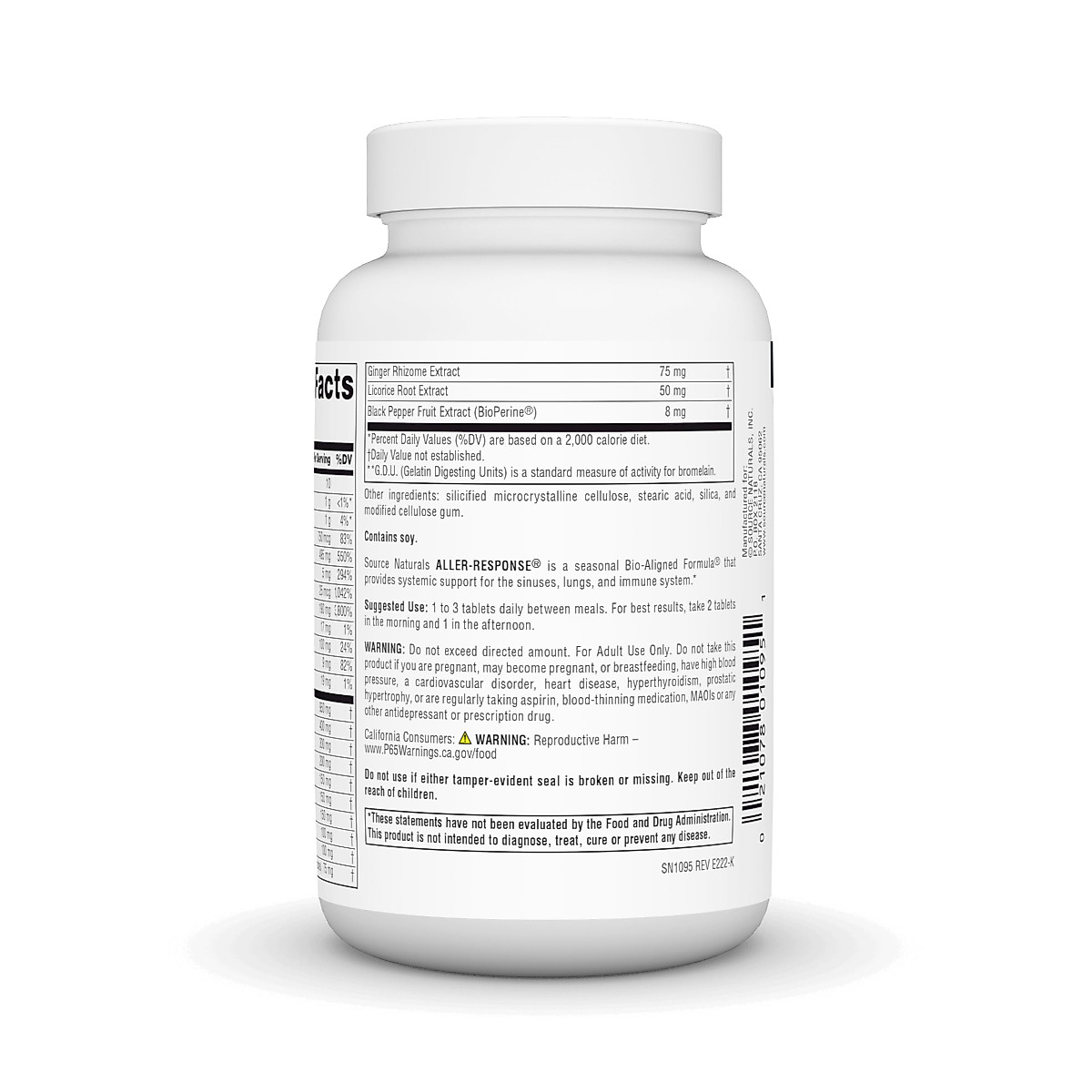 Source Naturals Aller-Response - Seasonal Immune Support - 90 Tablets