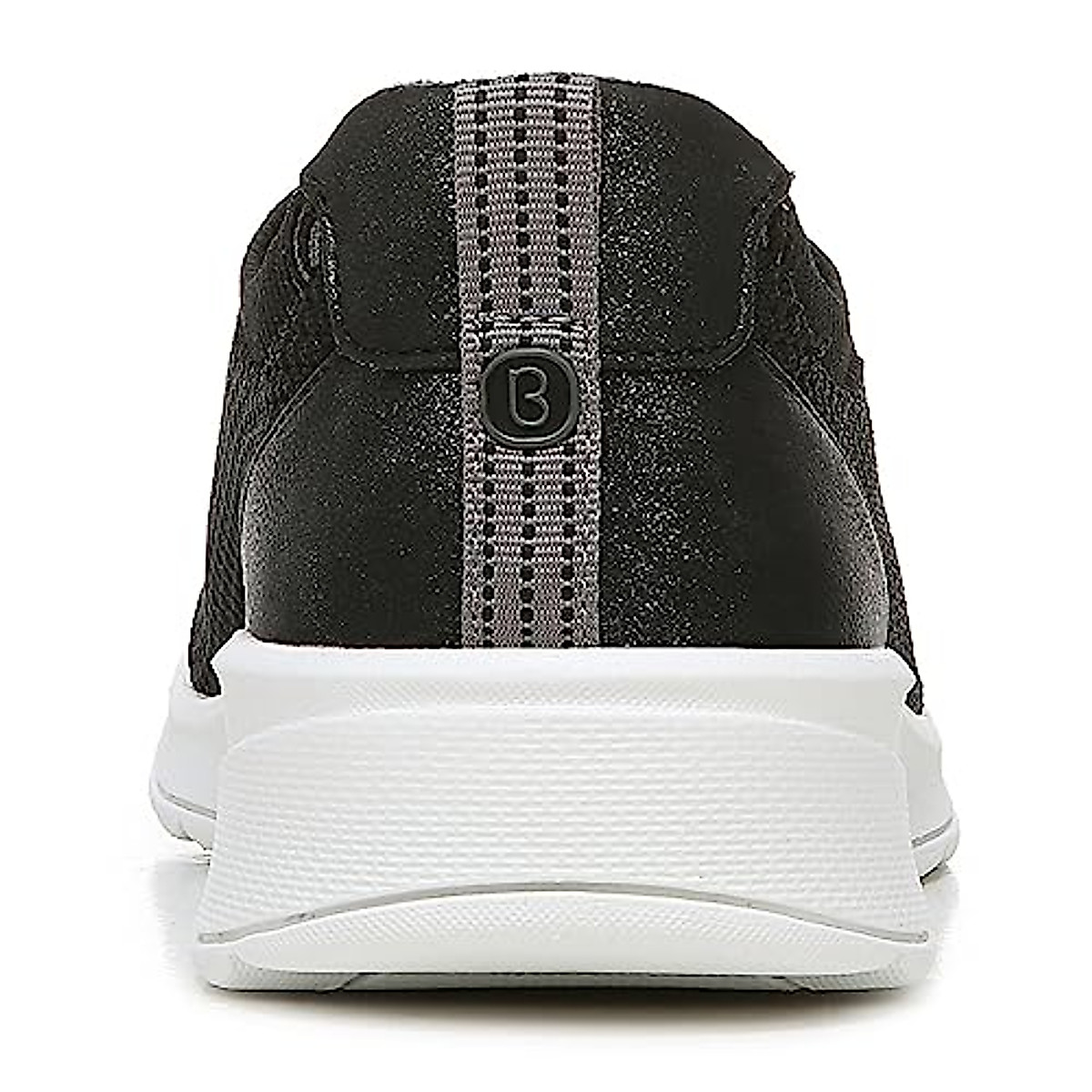 BZees Womens Gold Rush Slip-On Black Knit 10 M