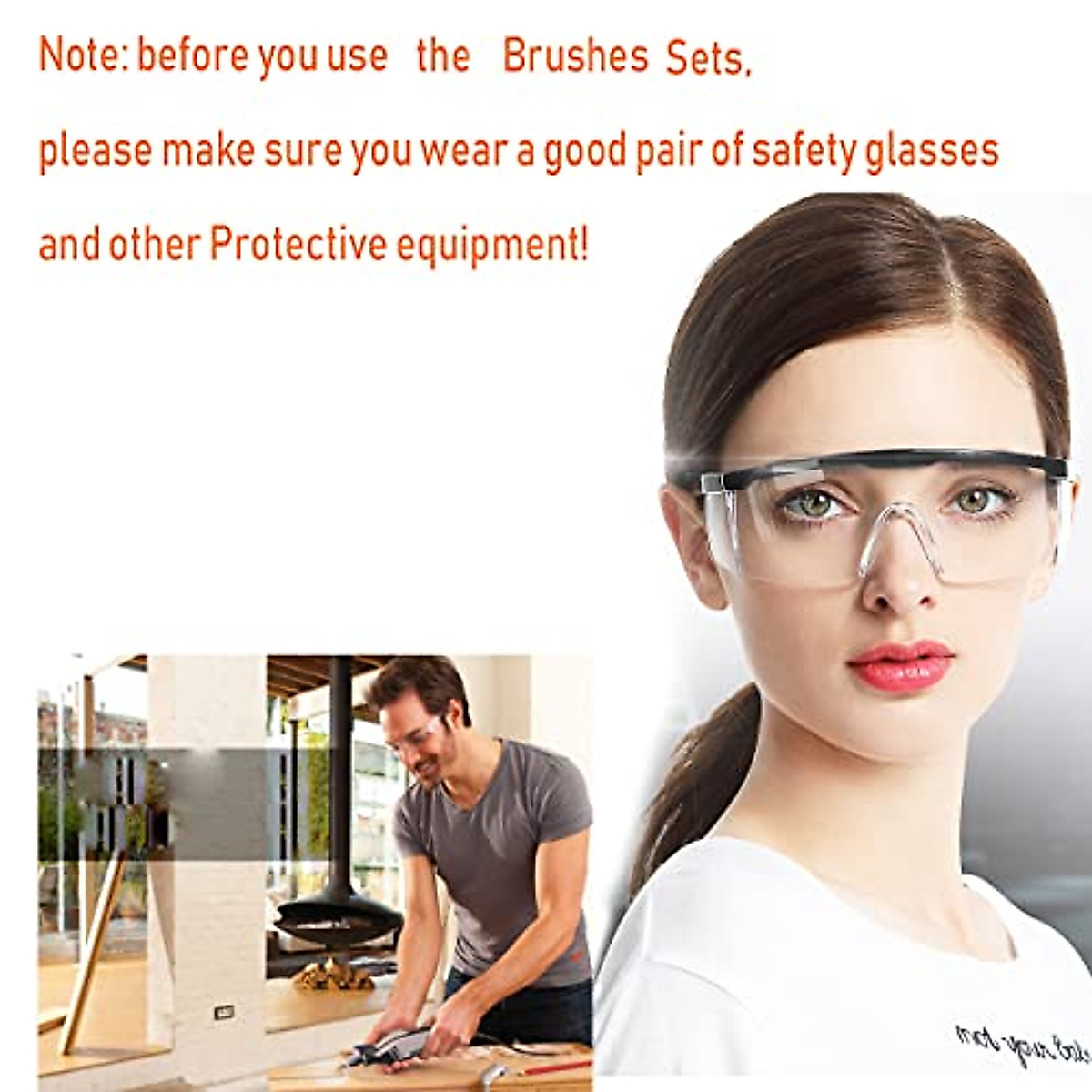 Preamer 6pc HSS Routing Router Bit Engraving Burr Bits Wood Carving Tool Rotary Drill File with Drill Carving Rotary Tool Routing Guide Suit Most Rotary Tool