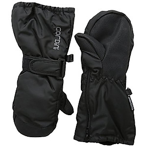Gordini Kids & Baby Children's Easy On Waterproof Insulated Mittens, Black, XX-Small