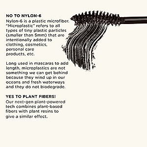 Pacifica Beauty | Activist Curling Mascara | Black | Volume and Length | Vegan Brush | Glass Tube | Clean Eye Makeup | Plant-Fibers | Microplastic + Nylon 6 Free | Vegan, Talc-Free, Cruelty-Free