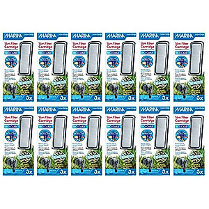Marina Slim Filter Carbon Plus Ceramic Cartridge, 36-count