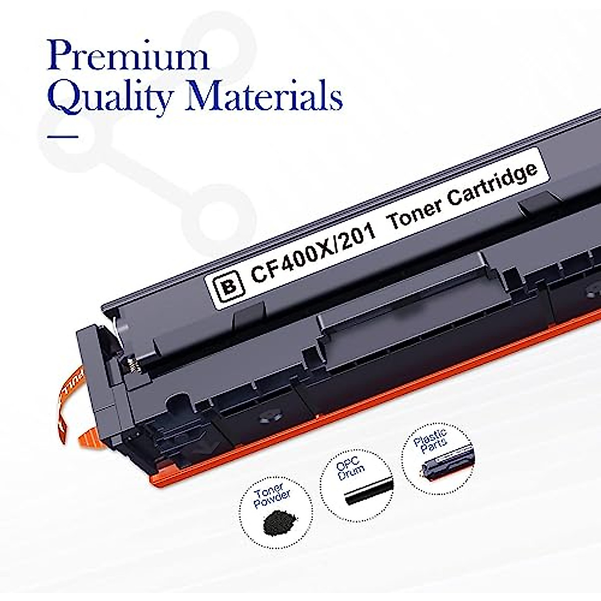 Valuetoner Compatible 201X Black Toner Cartridge Replacement for HP 201X 201A High Yield for HP Color LaserJet Pro MFP M277n M277dw M277c6 Pro M252n M252dw M274n, M252 M277 Series Printer (1 Black)