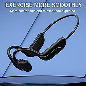 Charella #MTNHIE Wireless Bluetooth Headphones Outdoor Stereo Earbuds Bone-Conduction Earphone Sports Waterproof Headset Microphone