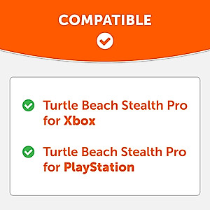 WC Freeze Stealth Pro - Cooling Gel Earpads for Turtle Beach Stealth Pro by Wicked Cushions - Boost Comfort, Durability, Thickness & Sound Isolation for Superior Gaming Sessions | Black