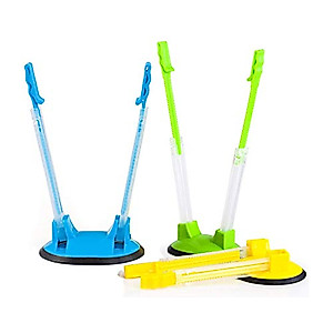 Hestier Baggy Rack For Ziplock Bag Holder Stand Adjustable/Hands Free Clip Food Storage Bag Holder For Ziplock Bag Stands / 3 Pack/3pcs