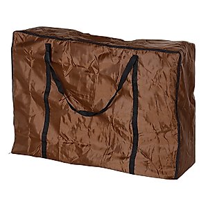 PATIKIL Chair Storage Bag, Waterproof Folding Lounge Chair Cover Carrying Case for Outdoor Camping Chair Beach Chaise Zero Gravity Chair, Brown
