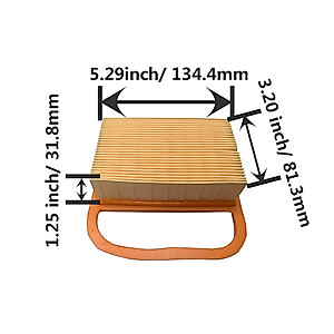 2 Pack TS420 Air Filter- with Pre Filter Fit for StihlTS410 TS420 TS420Z TS480 TS500i Concrete Cutoff Saw Cutquik Saws- TS420 Air Filter Compatible with 4238 141 0300， 4238 1404 401，4238 140 1800
