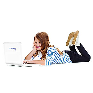 LEXiBOOK JC598i1_01 Educational and Bilingual Laptop French/English-Toy for Children with 124 Activities to Learn Mathematics, Dactylography, Logic, Clock Reading, Play Games and Music