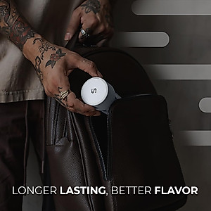 Staze Preserve Vacuum Sealed Storage Jars (148ml) | Patented Smell Proof Containers | Herb Storage & Food Storage Container with UltraViolet Protection -(CLOUD)