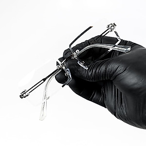 Rectangular Men's Women's Stylish Silver Wire Frame Vintage Luxury Retro Clear Frame Lens Square Cut Rimless Hip Hop Trendy Frameless Fashion Small Clear Eye Glasses