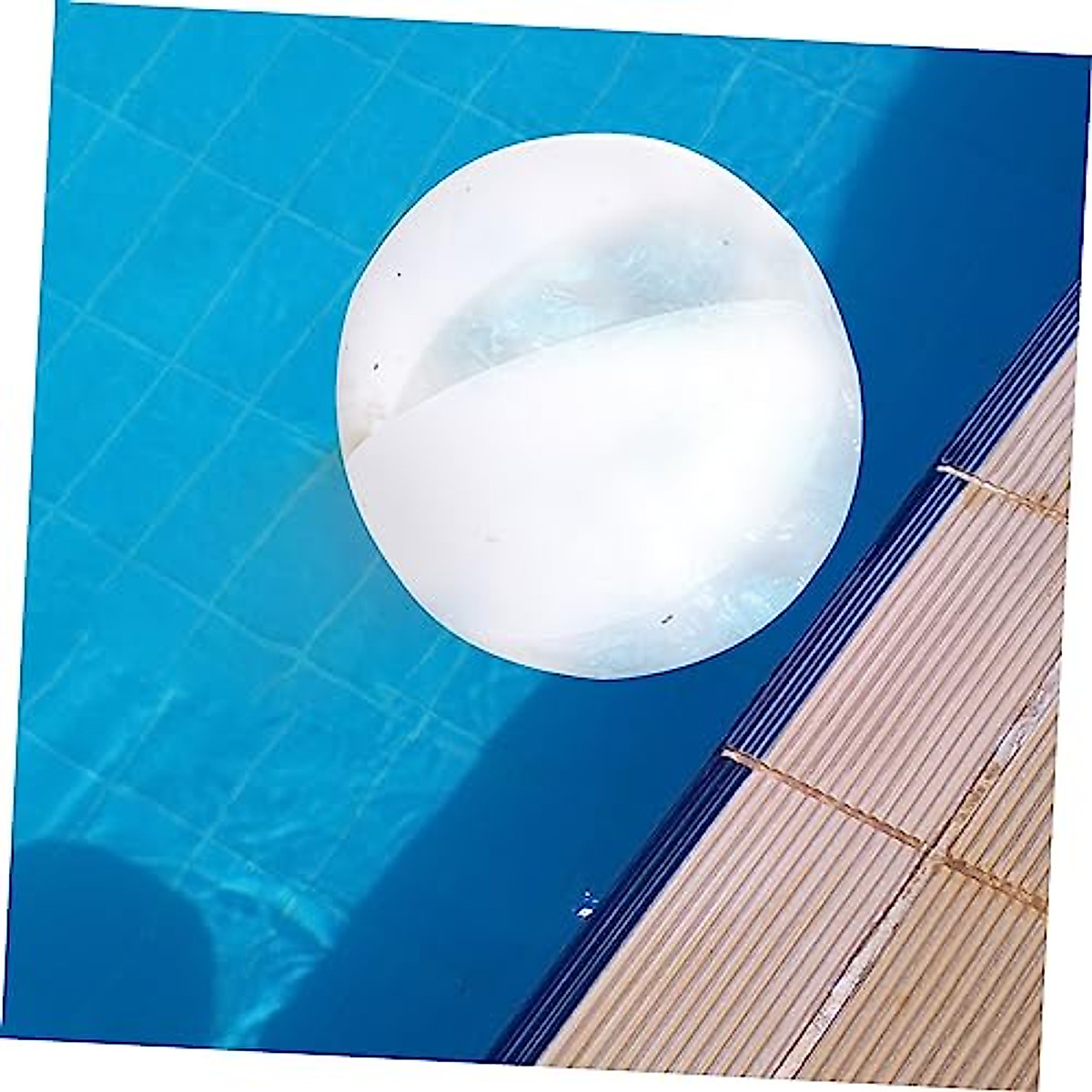 Kisangel 3pcs Glitter Beach Ball Summer Pool for Kids Mini Inflatable Pool Mini Pool for Kids Inflatable Glitter Beach Ball Pool Party Float Inflatable Toy Ball PVC Water Toy for Kids Flash