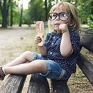 OUTXE Funme Mini Makeup Fan 3350mAh Eyelash Fan Portable Fan Handheld Fan USB 3 Settings Small Personal Fan Lightweight for Girls Women