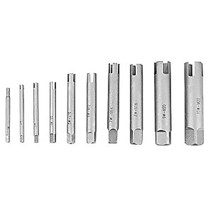 Steel Broken Head Taps Stripped Screw Remover Kit Tap Extractor Set(#C 656g/23.1oz (ten-piece set)