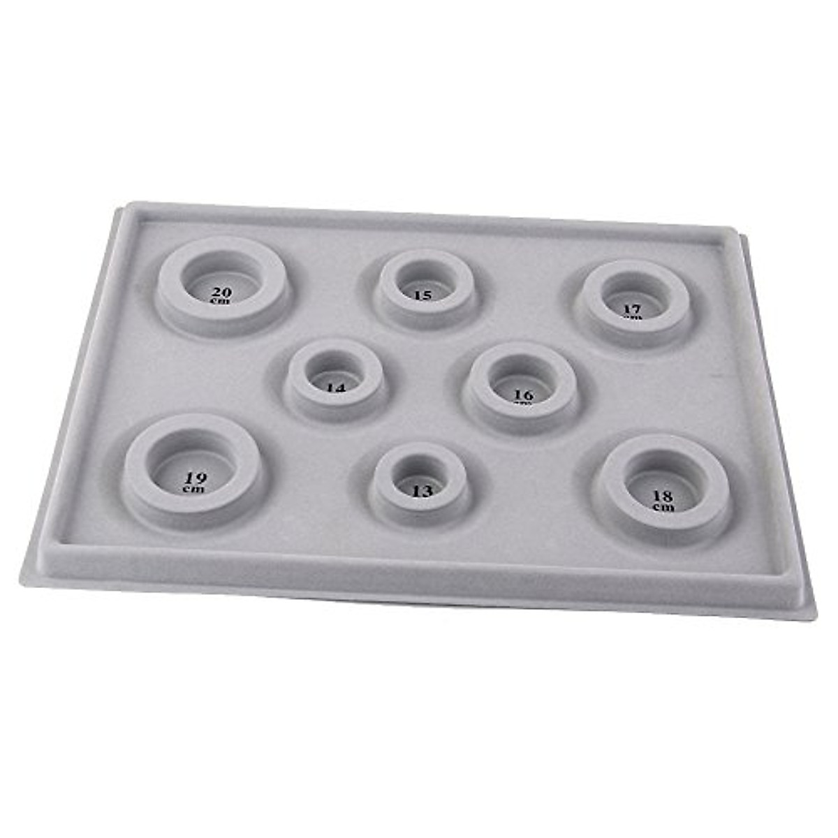 Bracelet Design Board Flocked Bead Board Bracelet Beading Jewelry Organizer Tray Design DIY Craft Tool (Bracelet Beading Board)