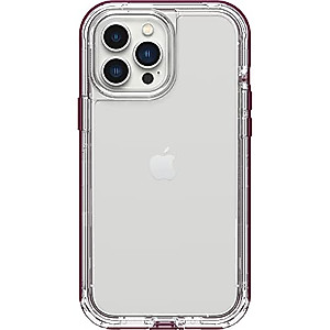 LifeProof for Apple iPhone 13 Pro Max/iPhone 12 Pro Max, Slim DropProof, DustProof and Snowproof Case, Next Series, Clear/Purple