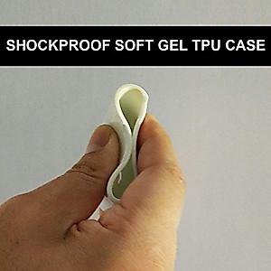 Compatible with Airpods 2 & 1 – Shockproof TPU Gel Portable Protection Soft Case Cover Skin with Carabiner Clip Keychain (Hawaiian Aloha Camouflage)