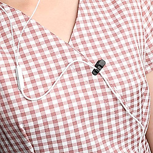 Headphone Clip for Shirt, 1 Inch Length Small Earbud Cord Management Earphone Mount Cable Clothing Clip to Keep Microphone Cord in Place for 1.5mm Diameter Round Wire (12 Pcs/Black)