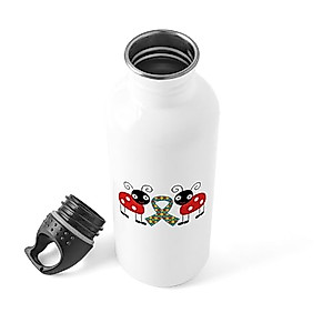 CafePress Cute Ladybug Autism Stainless Water Bottle 1 1.0L (34 oz) Stainless Steel Water Bottle