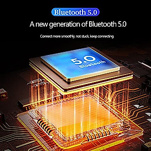 #w0PbXF Hanging Neck in-Ear Ultra-Long Standby Running Sports Bluetooth Headset in-Ear Plug-in Card Large Power Range