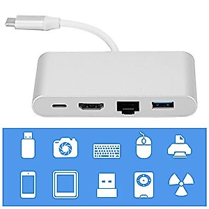Type-C Adapter RJ45 Powerful Heat Dissipation All‑Round Enhancement Type‑C Adapter for Home Office
