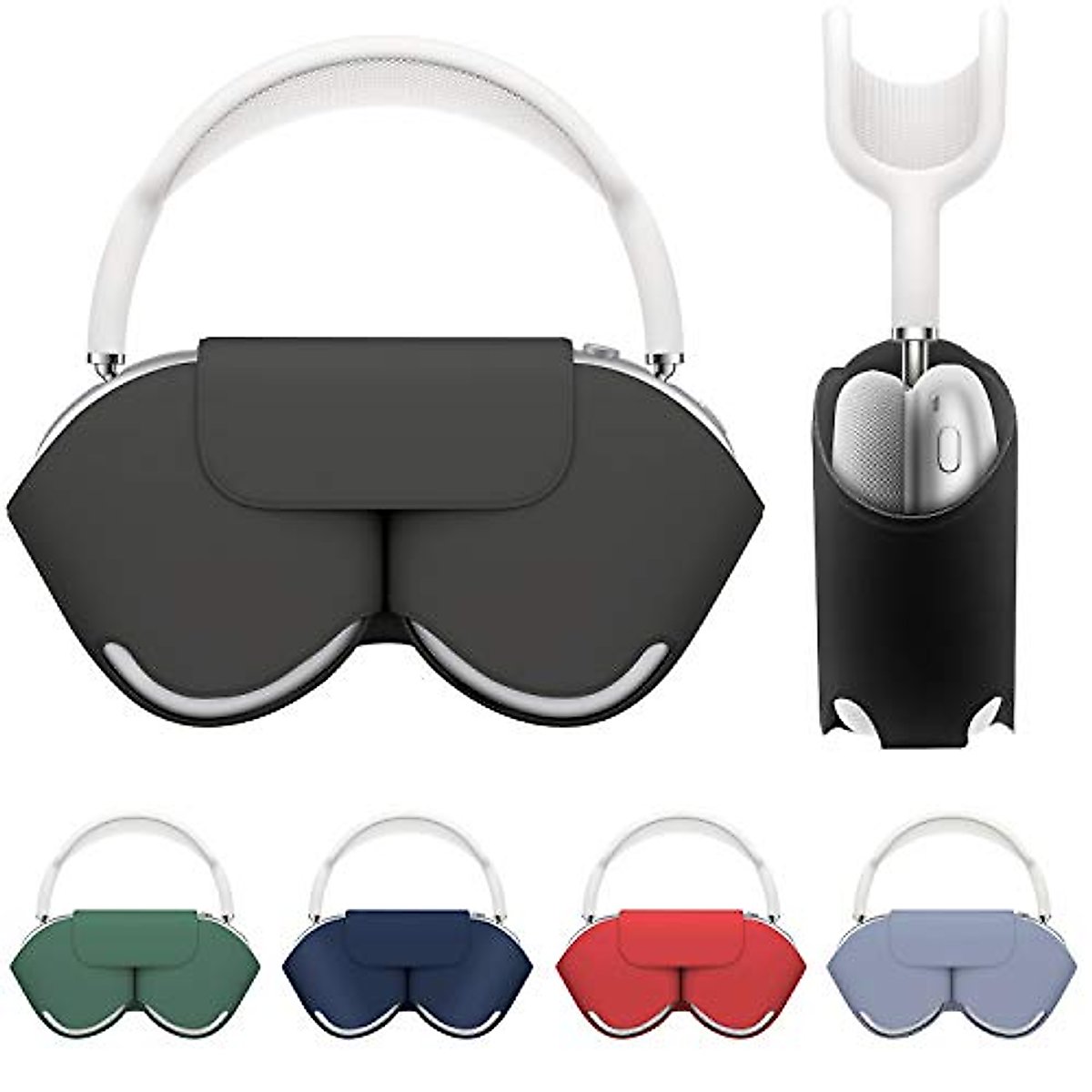 Airpods Max case, Automatic Sleep Function Protective Headphones Case for Dust and Scratch, Automatic Sleep Function Protective Headphones Case for Dust and Scratch (Black)