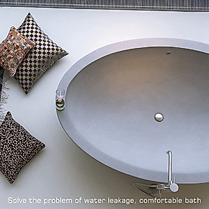 Bathroom Sink Drain Plug Stopper, 70mm Push Pop-Up Click Clack Plug Stopper, Universal Adjustable Bath Plug for Washbasin Drains in Bathroom Kitchen - Brass