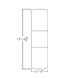 SKUTCHI DESIGNS INC. 14 Person Modular Arc Rectangle Conference Table | Square Metal Base | Harmony Series | 14' | Maple