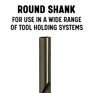 Drill America - D/ACO43P12 #43 Cobalt Heavy Duty Drill Bit (Pack of 12), D/ACO Series