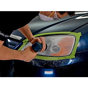 3M Ultra Headlight Restoration Kit, Contains Masking Tape, Light Sanding Discs, Wax Protectant and More, Use on Plastic Lenses Headlights, Taillights and More, Easy Heavy-Duty Restoration (39195)