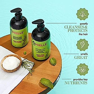 Mielle Organics Bundle Rosemary Mint Scalp & Hair Strengthening Oil + Rosemary Mint Strengthening Shampoo
