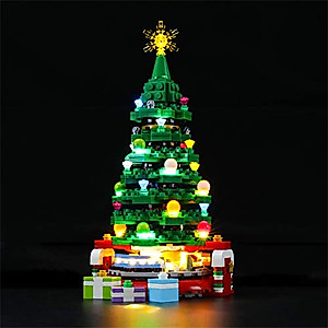 LIGHTAILING Light Set for (Creator Christmas Tree) Building Blocks Model - Led Light kit Compatible with Lego 40338(NOT Included The Model)