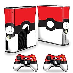 MightySkins Skin Compatible with X-Box 360 Xbox 360 S Console - Battle Ball | Protective, Durable, and Unique Vinyl Decal wrap Cover | Easy to Apply, Remove, and Change Styles | Made in The USA